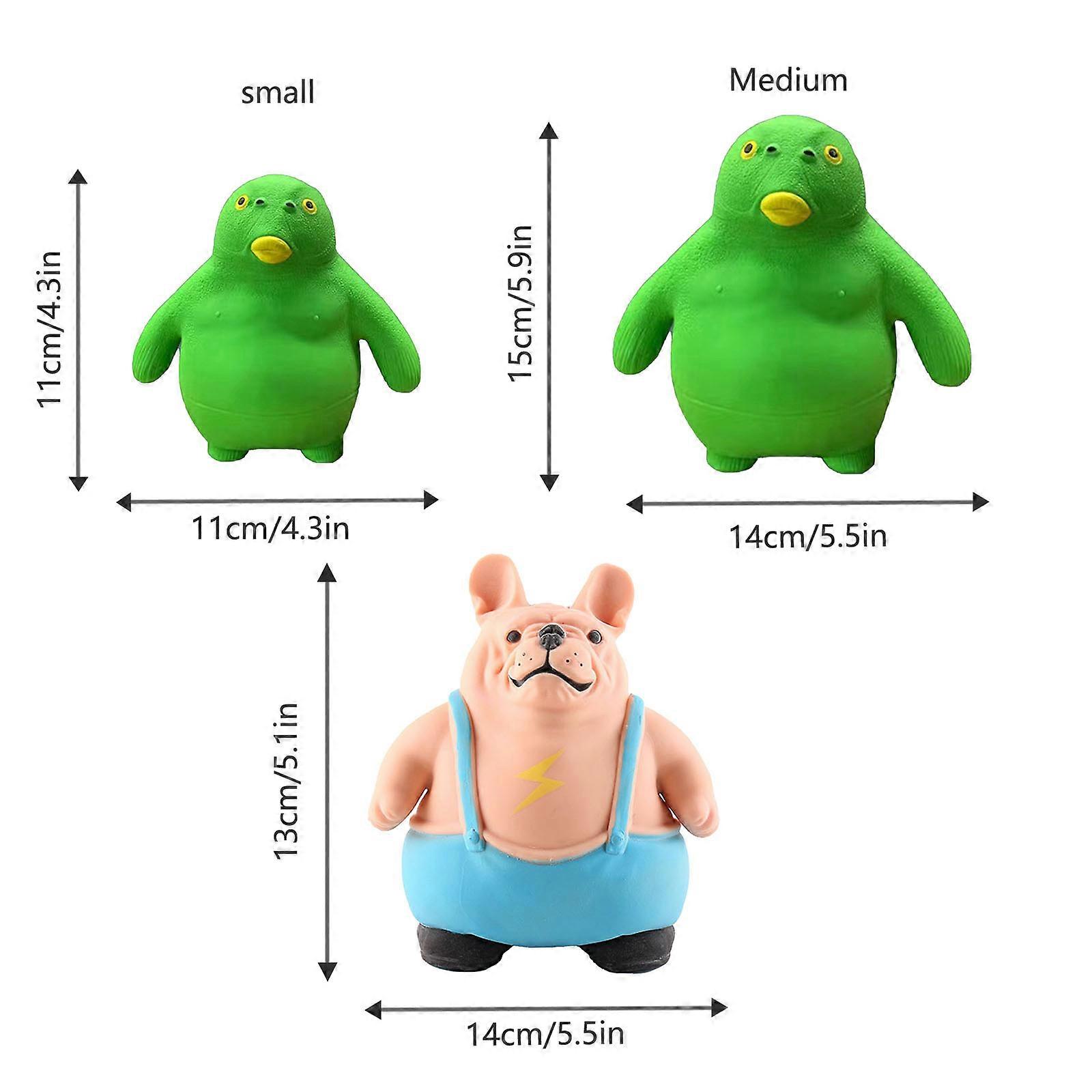 Flexible Stress Man Reliever Durable Fish Human-Shaped Stress Relief ...