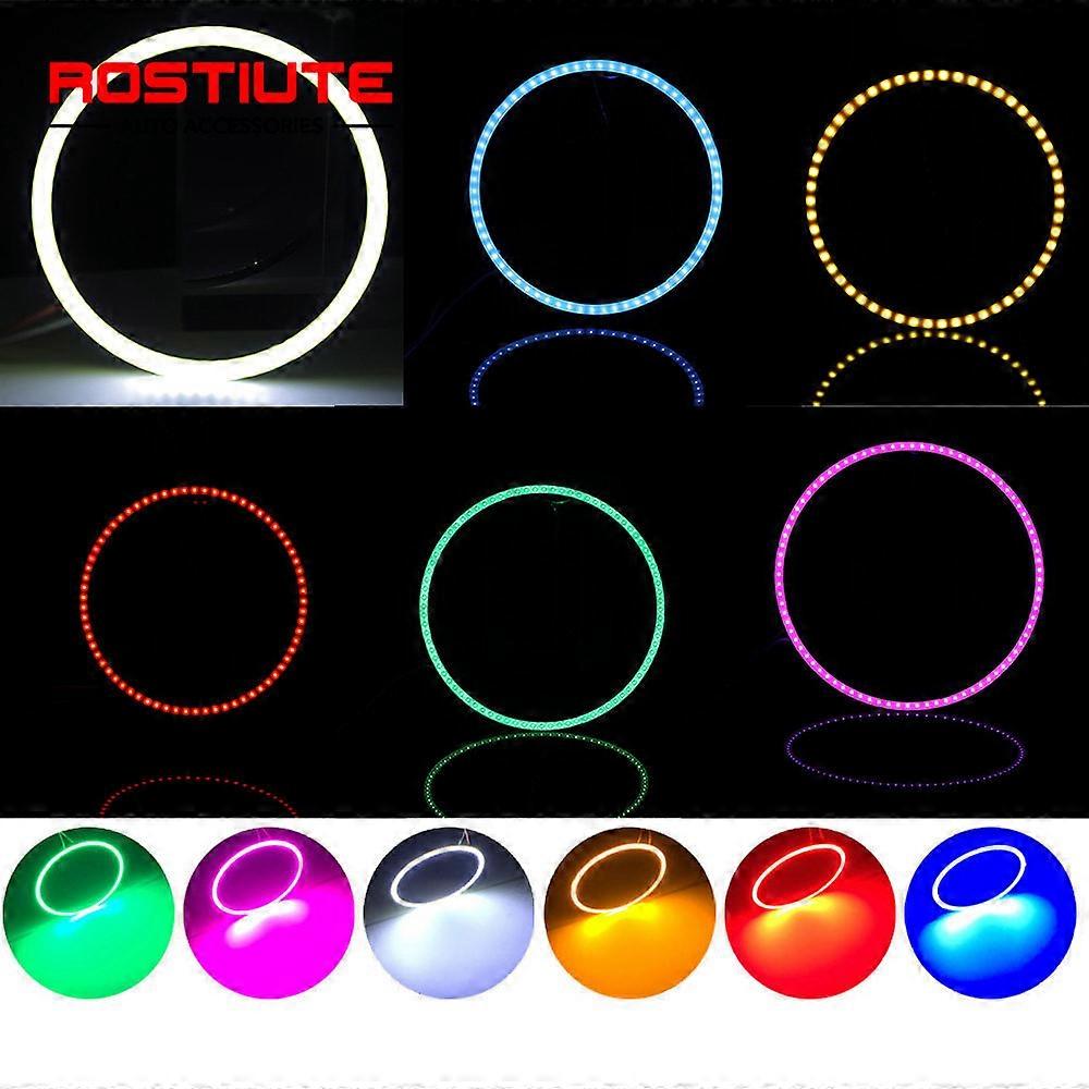 2PC Car Led Halo Ring Angel Eyes for Automotive Motorcycle Circular Led ...