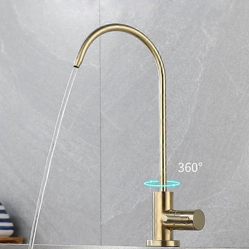 Stainless Steel Kitchen Water Filter Faucet Drinking Water Tap Reverse ...