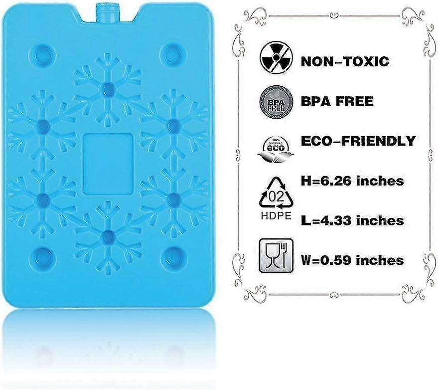 Slim Reusable Ice Packs Boxes, Lunch Bags And Coolers Bpa Free ...