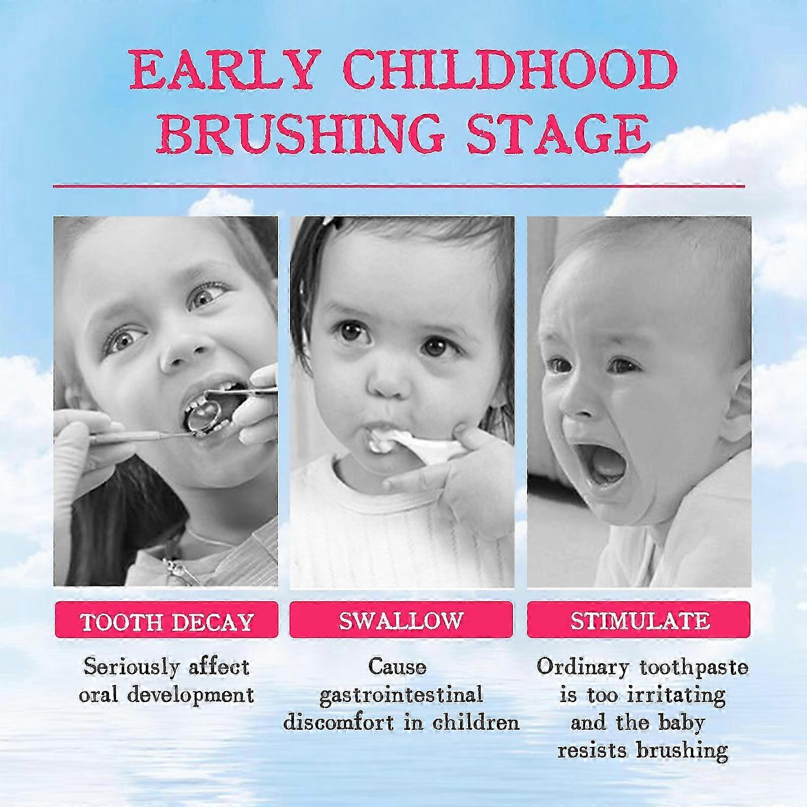 Jaysuing Children's Foam Tooth Cleaning Mousse Toothpaste Anti-Cavity ...