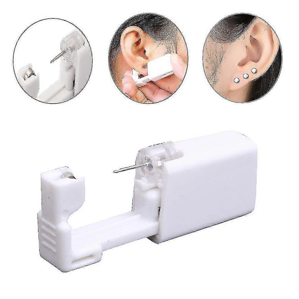 Safety Lip Ear Piercing Gun Pierce Punch Tool Kit With Steel Ear Studs ...
