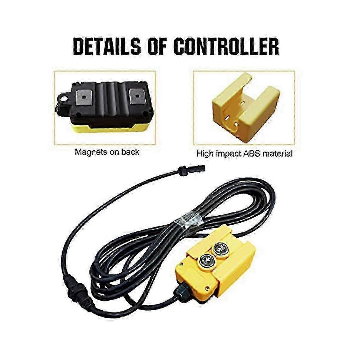 3 Wire Dump Trailer Remote Control Switch For 12v Dc Single Acting Hydraulic Pump Dump Trailer ...