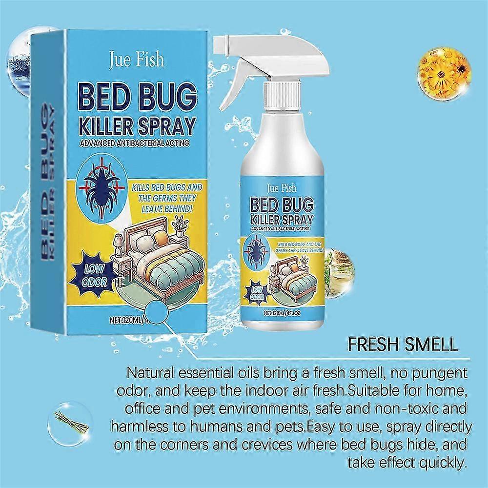 1-3X Bed Bug Spray To Prevent Fleas And Bed Bug Bites, Home Multi ...