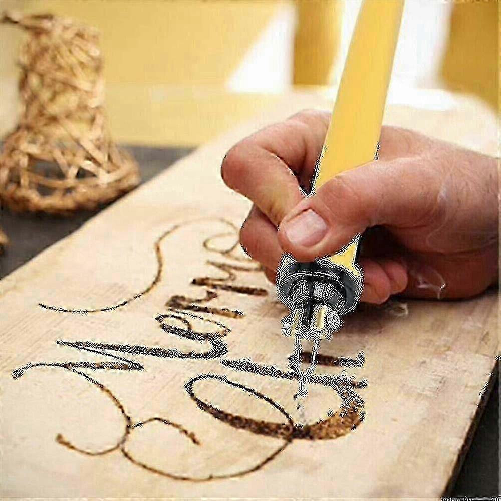 Wood Burner Adjustable Temperature Digital Display Pyrography Dual Pen ...