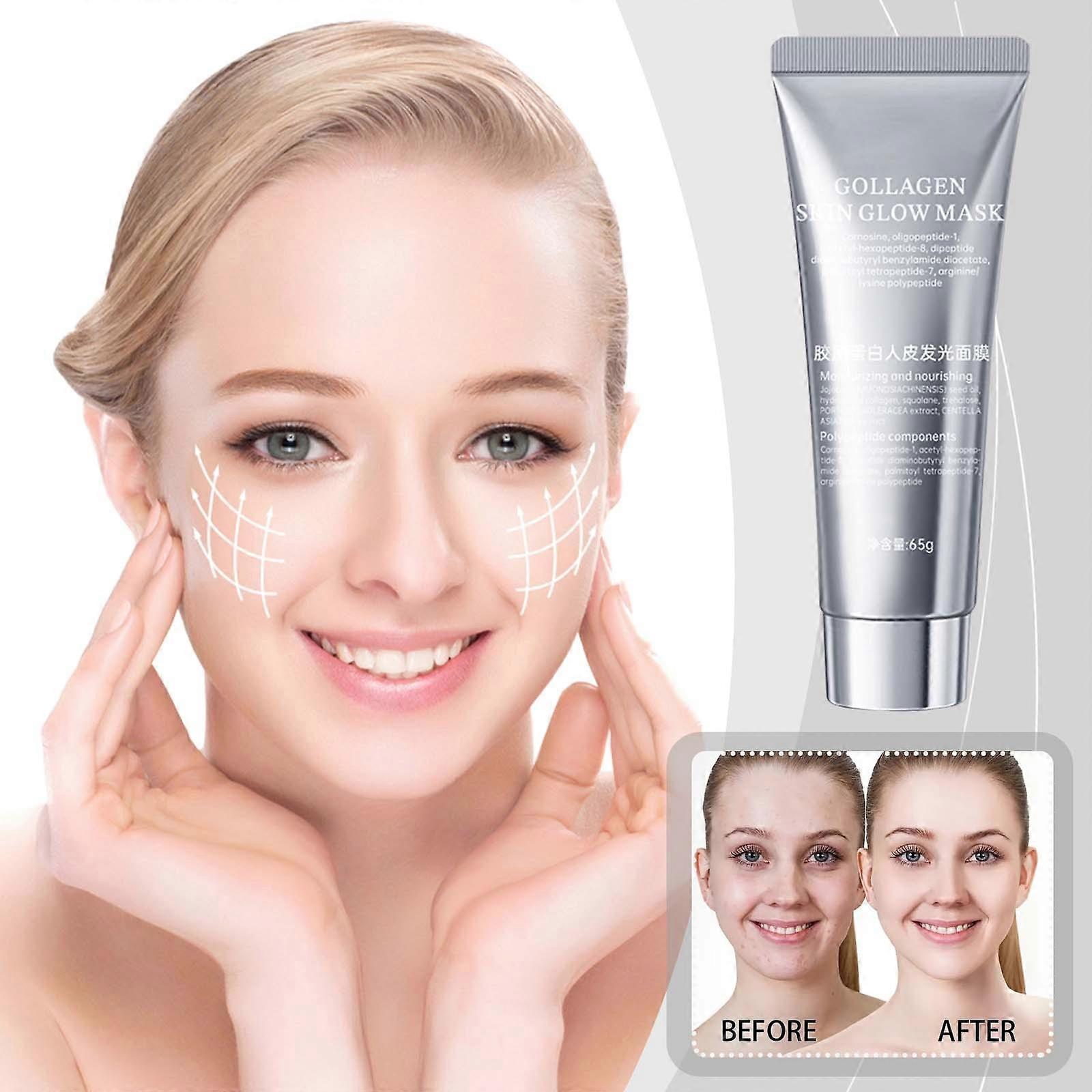 Collagen Mask Collagens Human Skin Luminous Mask Firming Hydrating And ...
