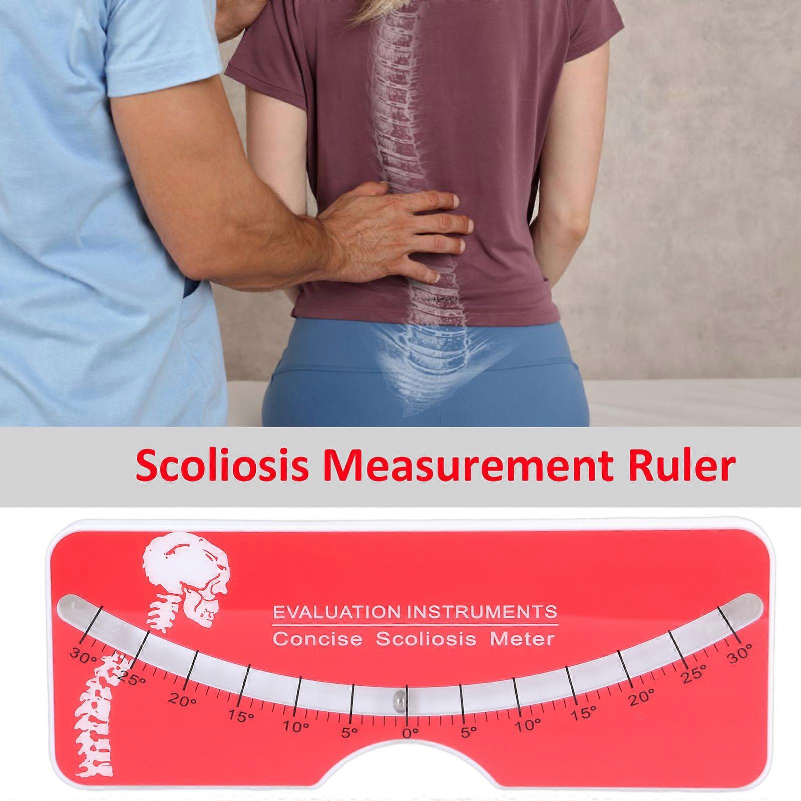Scoliometer, Easy to Use Scoliosis Meter ABS Housing 0 to 30 Degree for ...