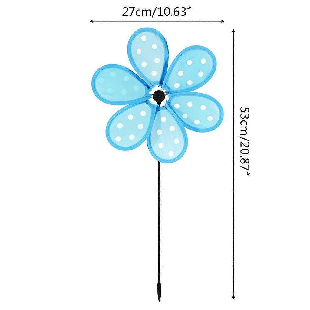 Colorful Dot Wind Spinners Lawn Pinwheels Windmill Party Pinwheel Wind ...