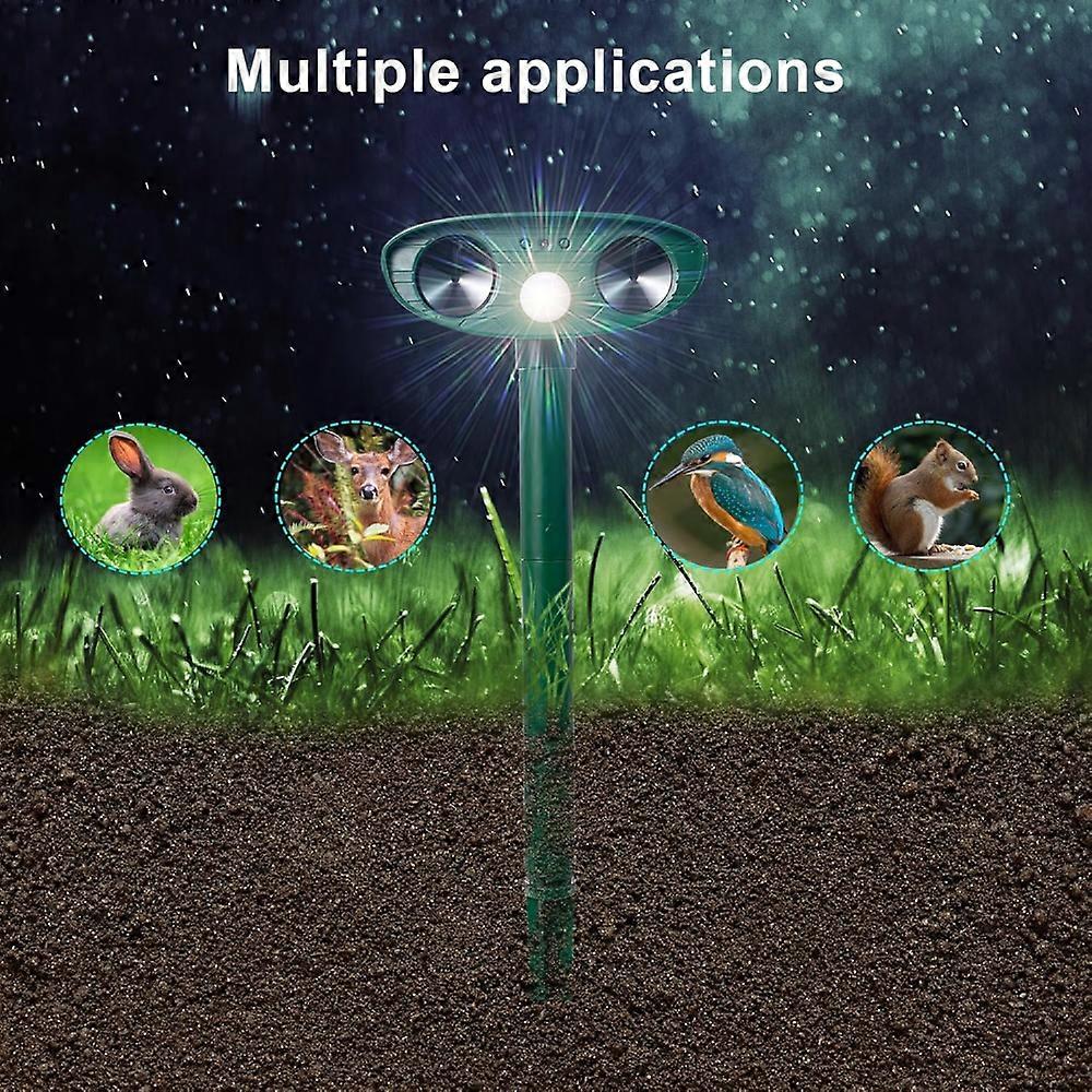 Ultrasonic Deer Repeller - Pack Of 1 - Solar Powered - Get Rid Of Deer ...