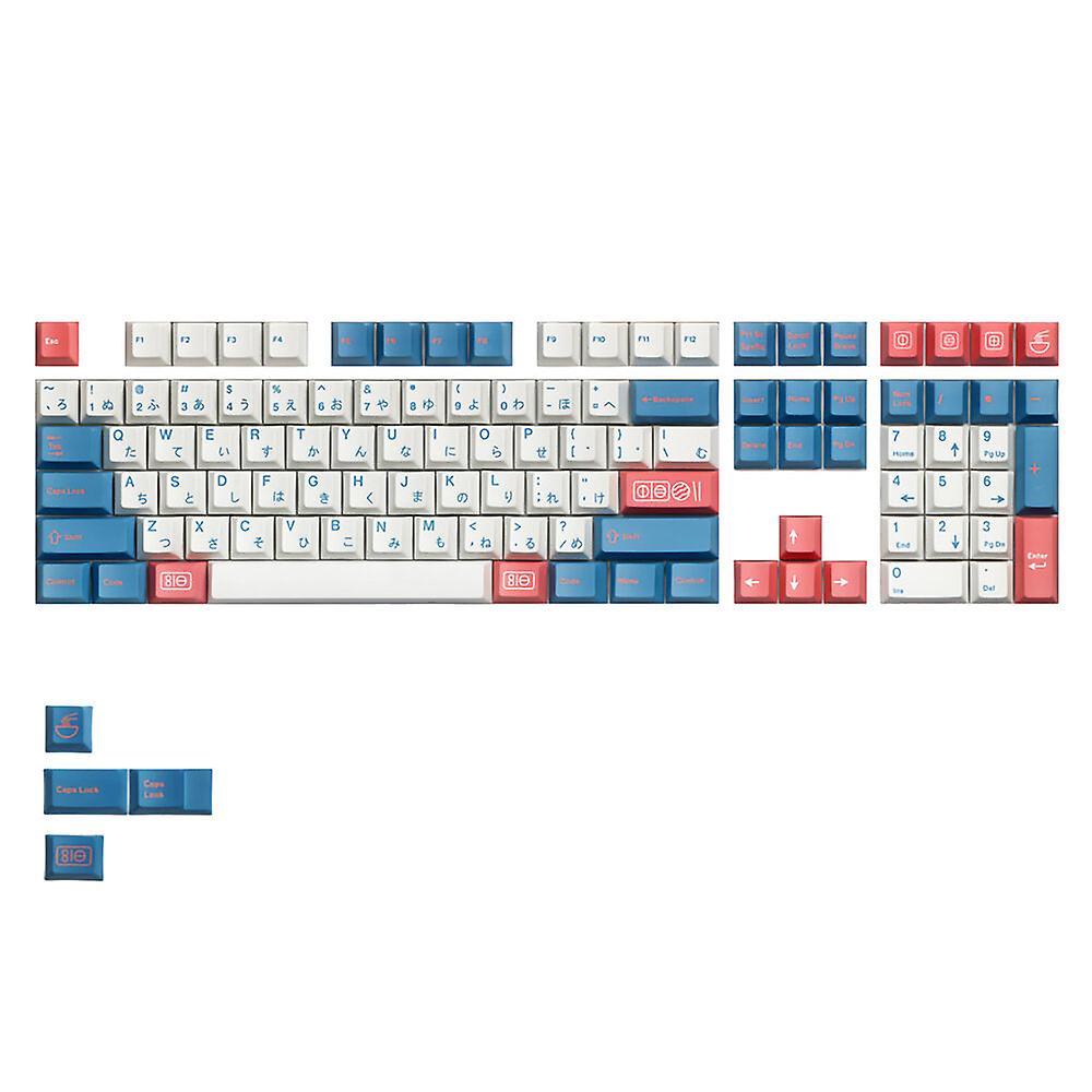 112 Keys keycap set cherry profile pbt sublimation japanese keycaps for mechanical keyboards ...