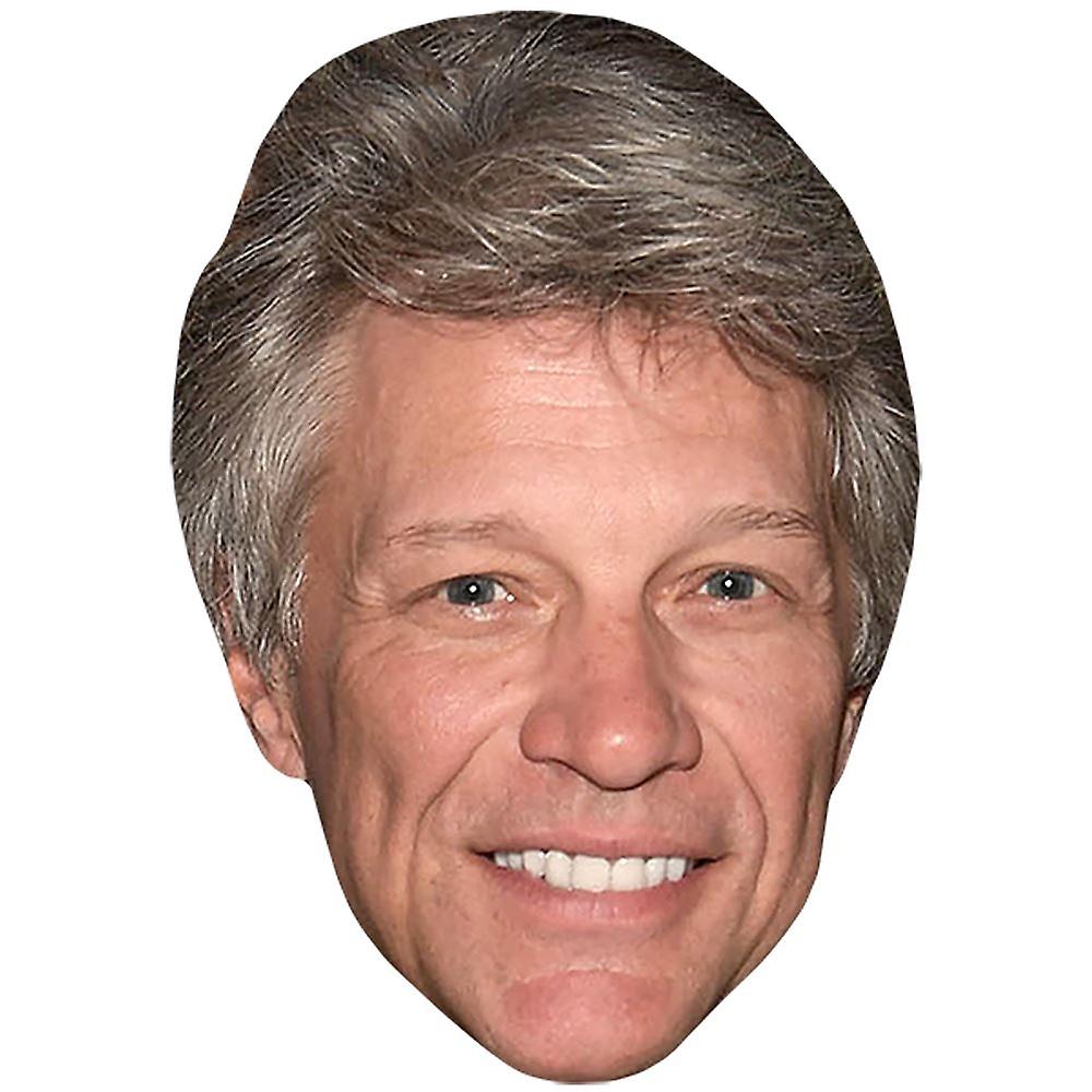 Jon Bon Jovi (Smile) Celebrity Mask, Flat Card Face | Fruugo UK