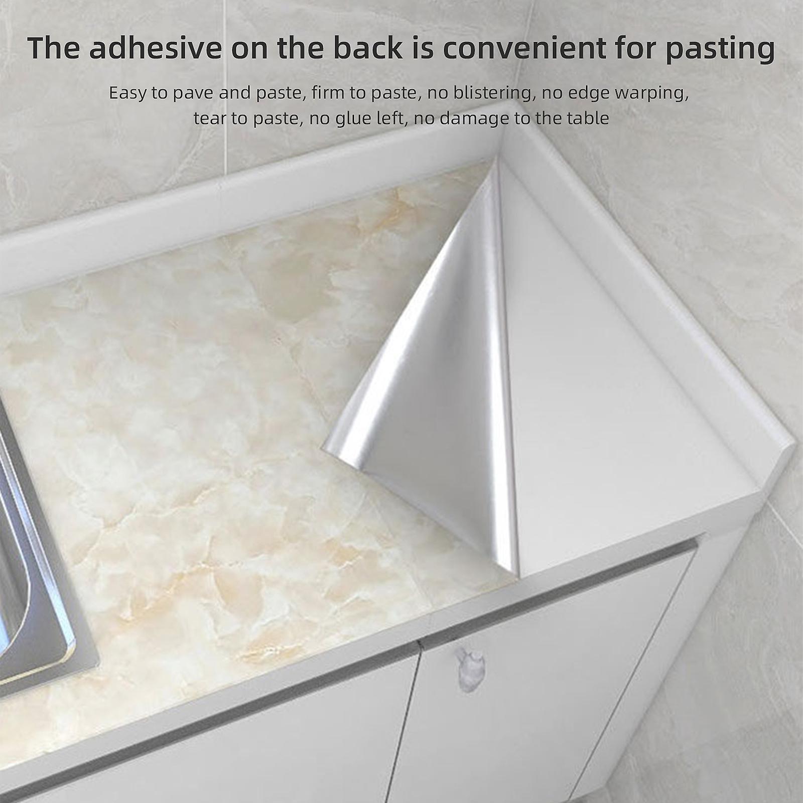 New Marble Self Adhesive Wallpaper Kitchen Countertop Sticker Cabinet ...