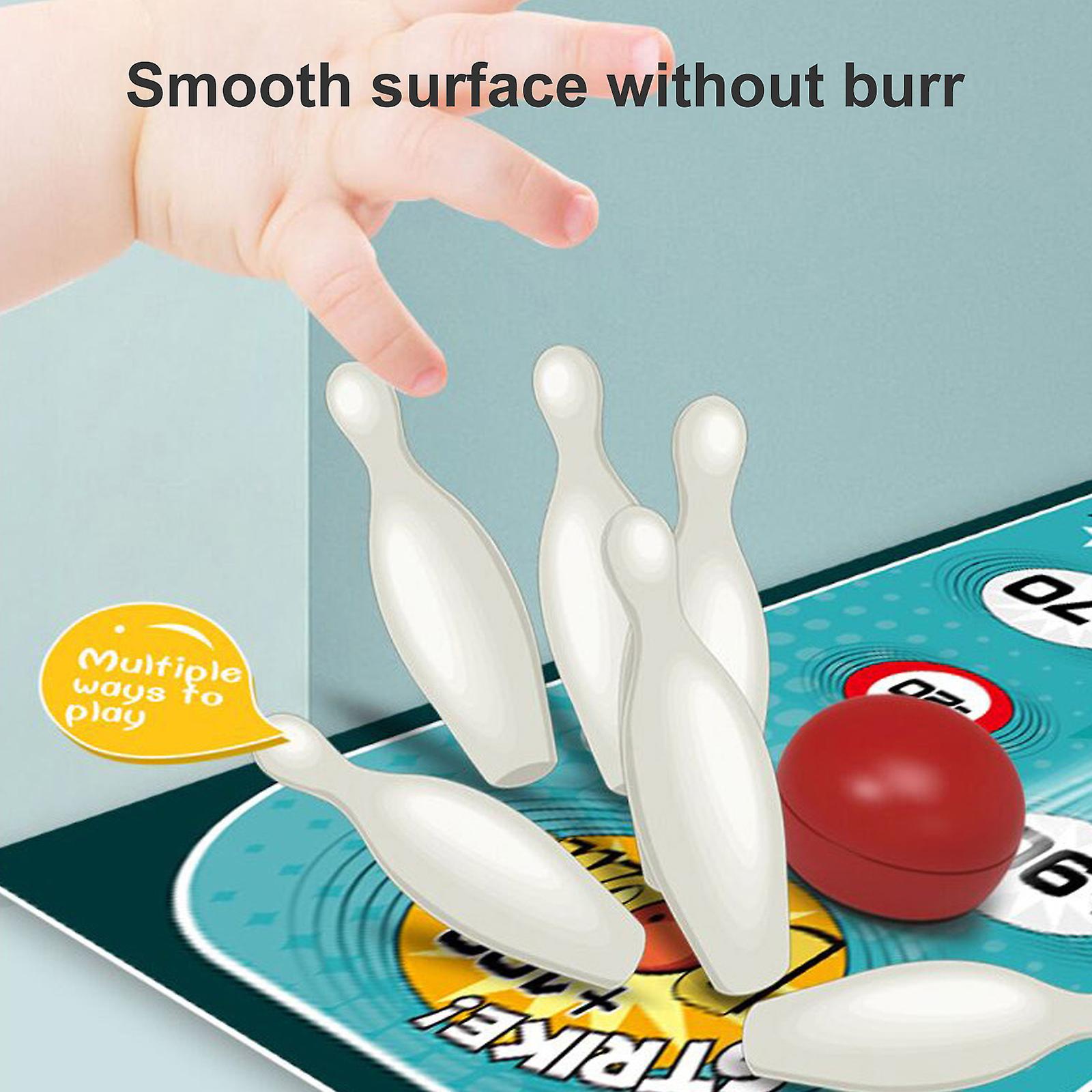 100% New,Adult /Kids Curling Bowling Table Game Training Tabletop Ball ...