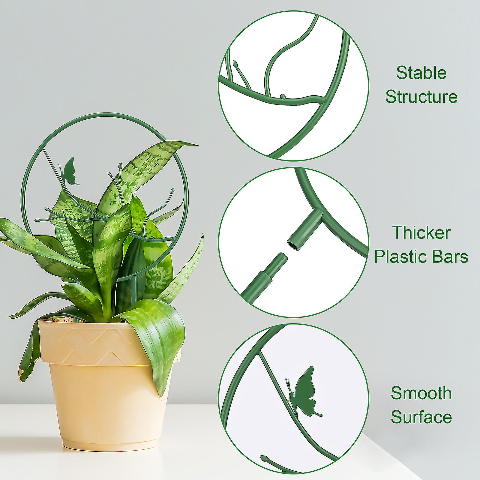 Daisy Round Plant Climbing Stakes,Potted Plants Climbing Trellis,Plant ...