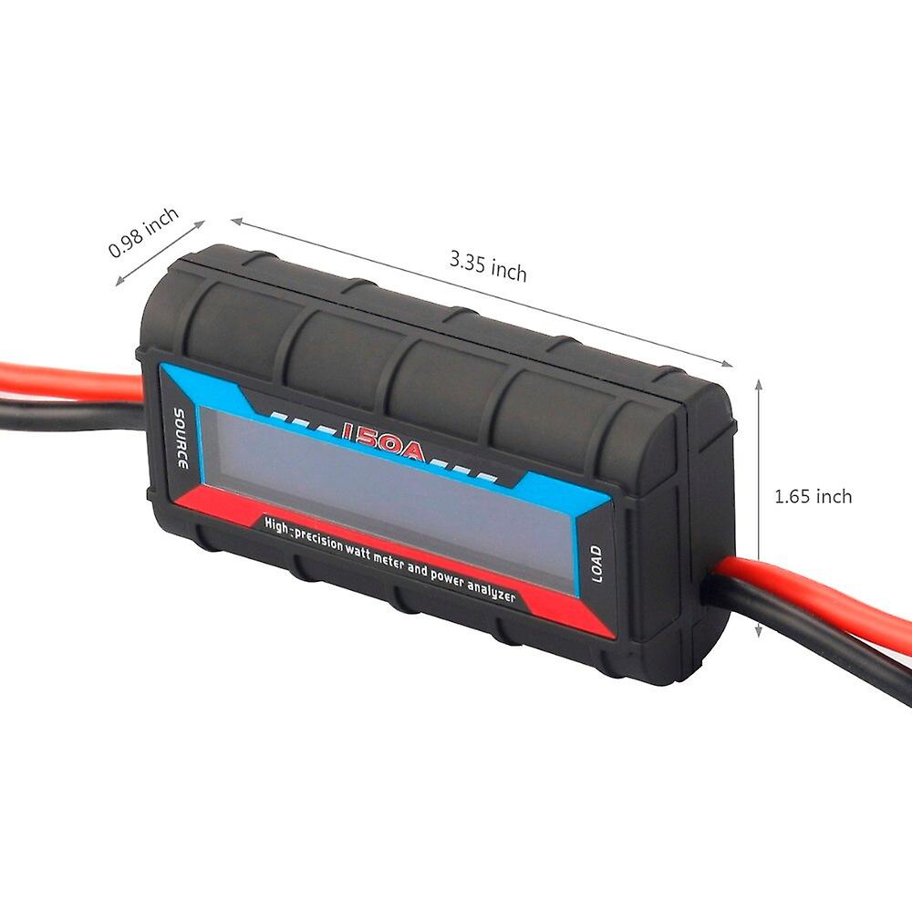 Rc 150a high precision watt meter and power analyzer w/ backlight lcd ...