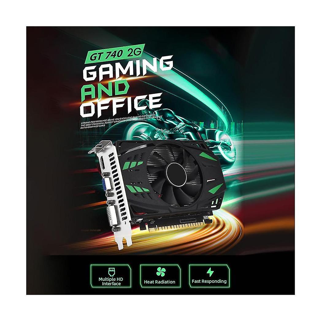 Geforce Gt740 2gb Gddr3 Graphics Card 128 Bit 993mhz 1250mhz 28 Nm Pcle ...