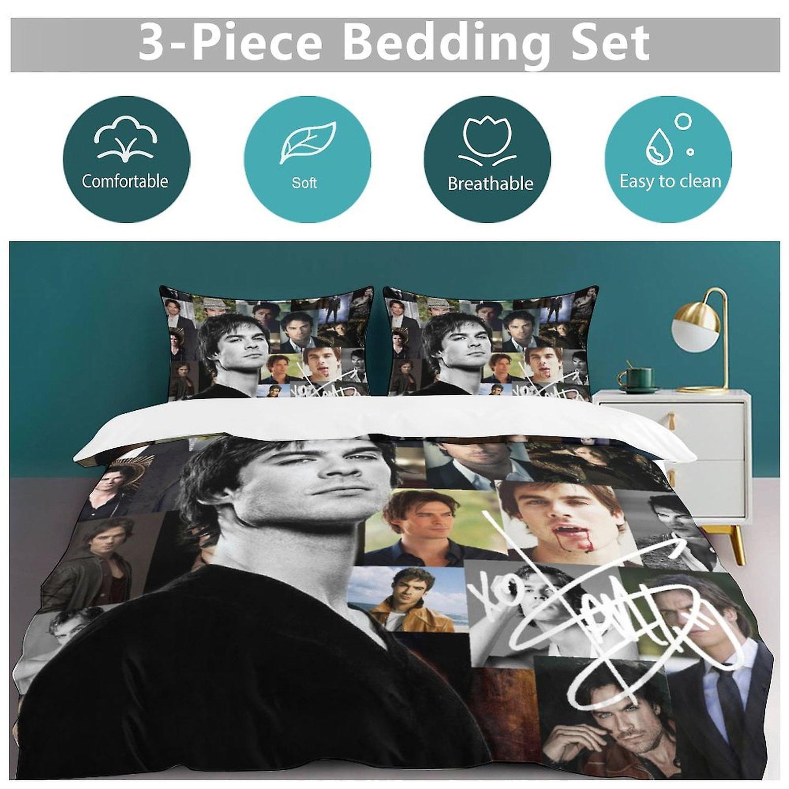 The Vampire Diaries Bed Duvet Cover Microfiber Bedding Sets 3D Printed ...