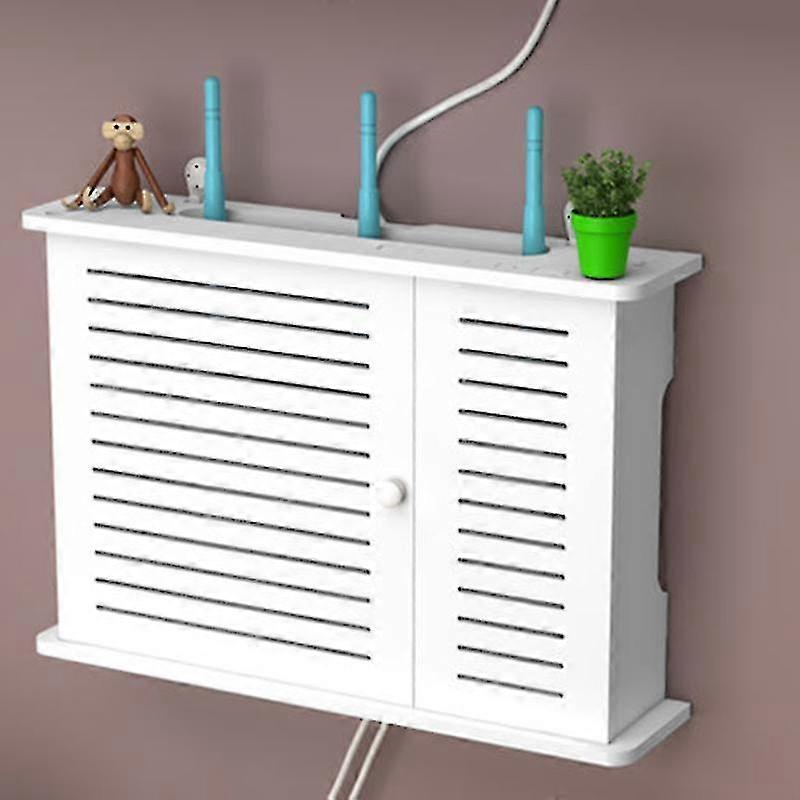 Wireless Wifi Router Boxes Wooden Box Cable Plus Wire Bracket Wall ...