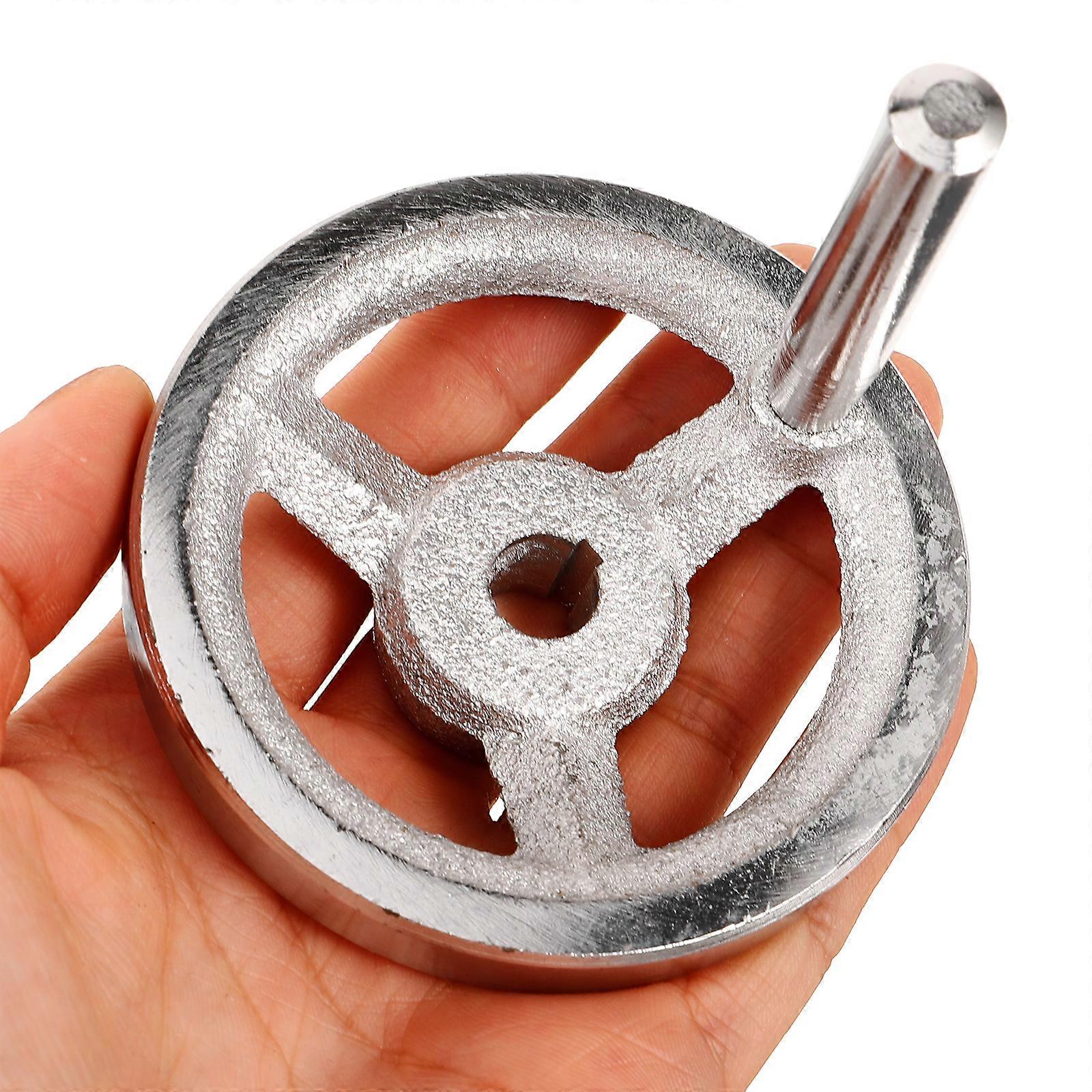 Crank Handle Lathe Hand Wheel Revolving Knob Carbon Steel Hand Round ...