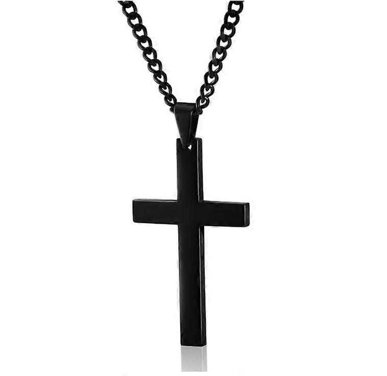Stainless Steel Upside Down Cross Necklace Inverted Cross Pendant With ...
