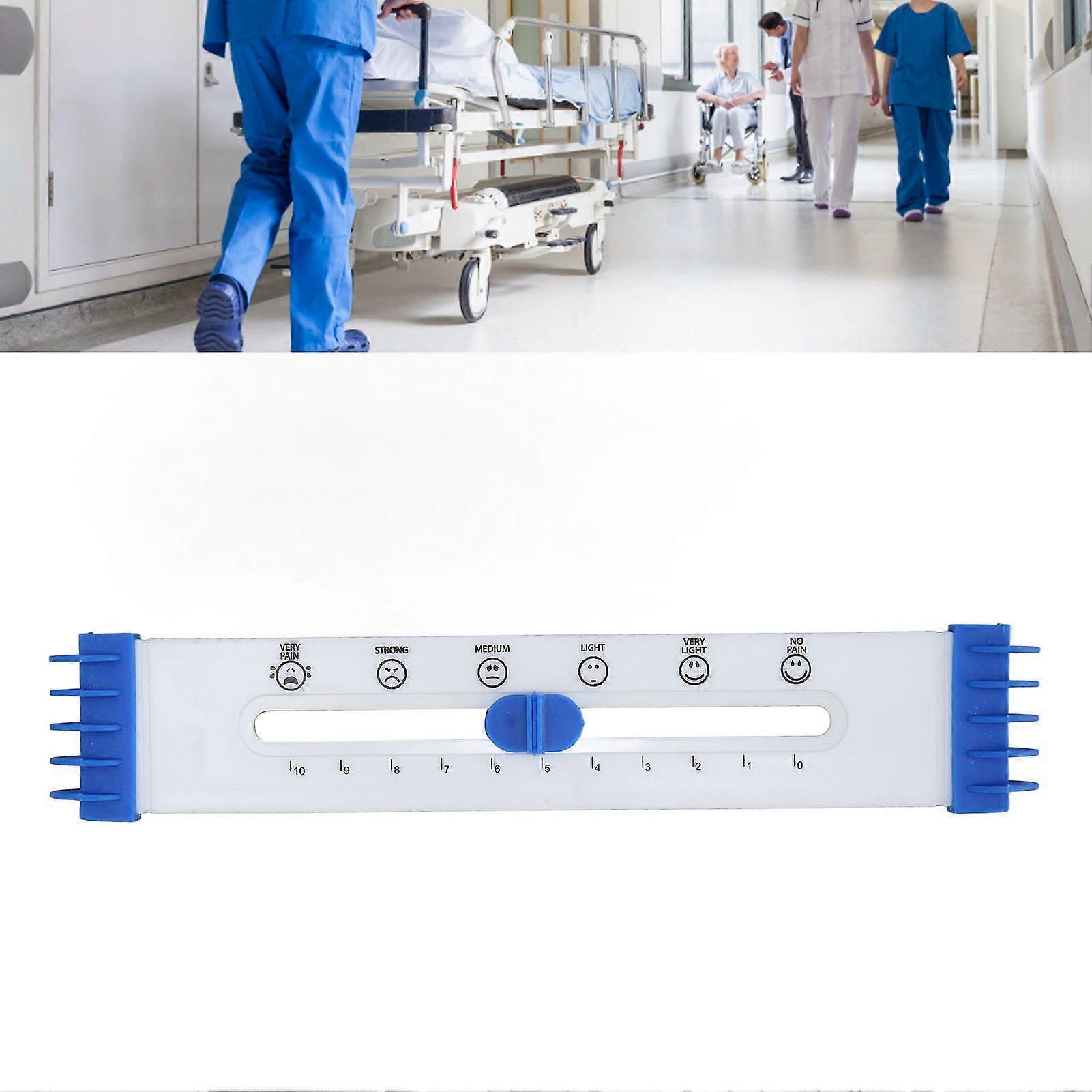 Medical Pain Level Ruler Face Painting Pattern Plastic Test Pain Rating ...