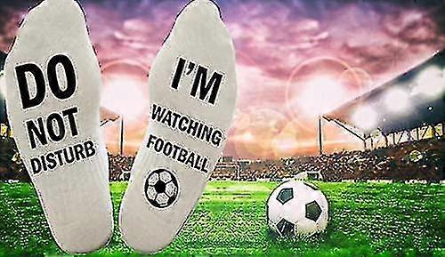 Do Not Disturb I'm Watching Football ' Socks Novelty Funny Socks For ...
