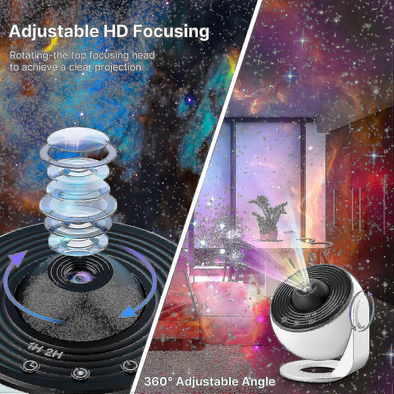 Planetarium Star Projector, Galaxy Projector, Realistic Starry Sky ...