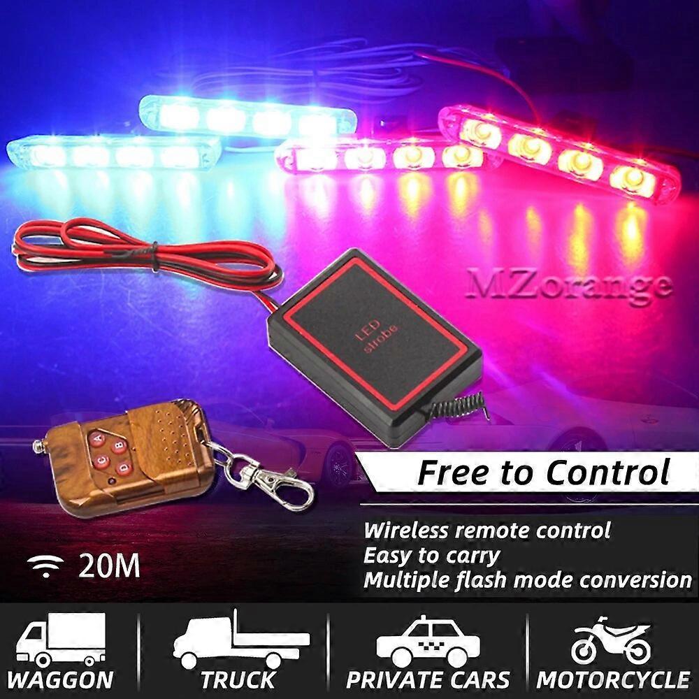 4x4 Stroboscopes For Auto Led Fso Police Lights Flasher LED Ambulance ...
