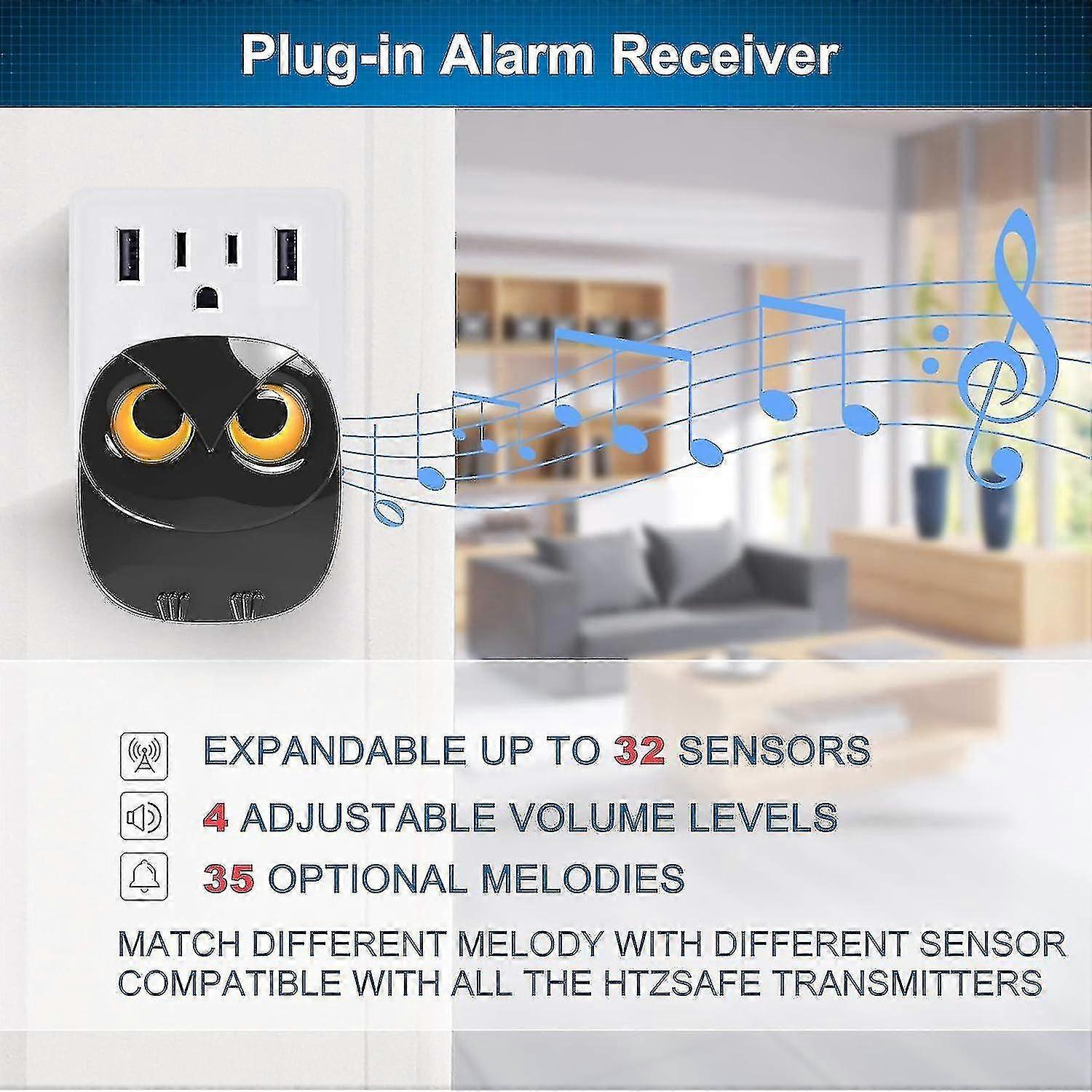 Driveway Alarm: Long Range Wireless Motion Sensor Detector, Diy ...