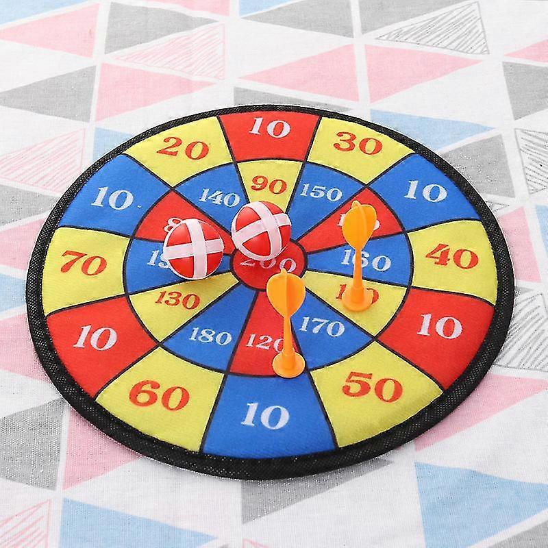 Cloth Self-Adhesive Target Dartboard Set Outdoor Indoor Sports Standard ...