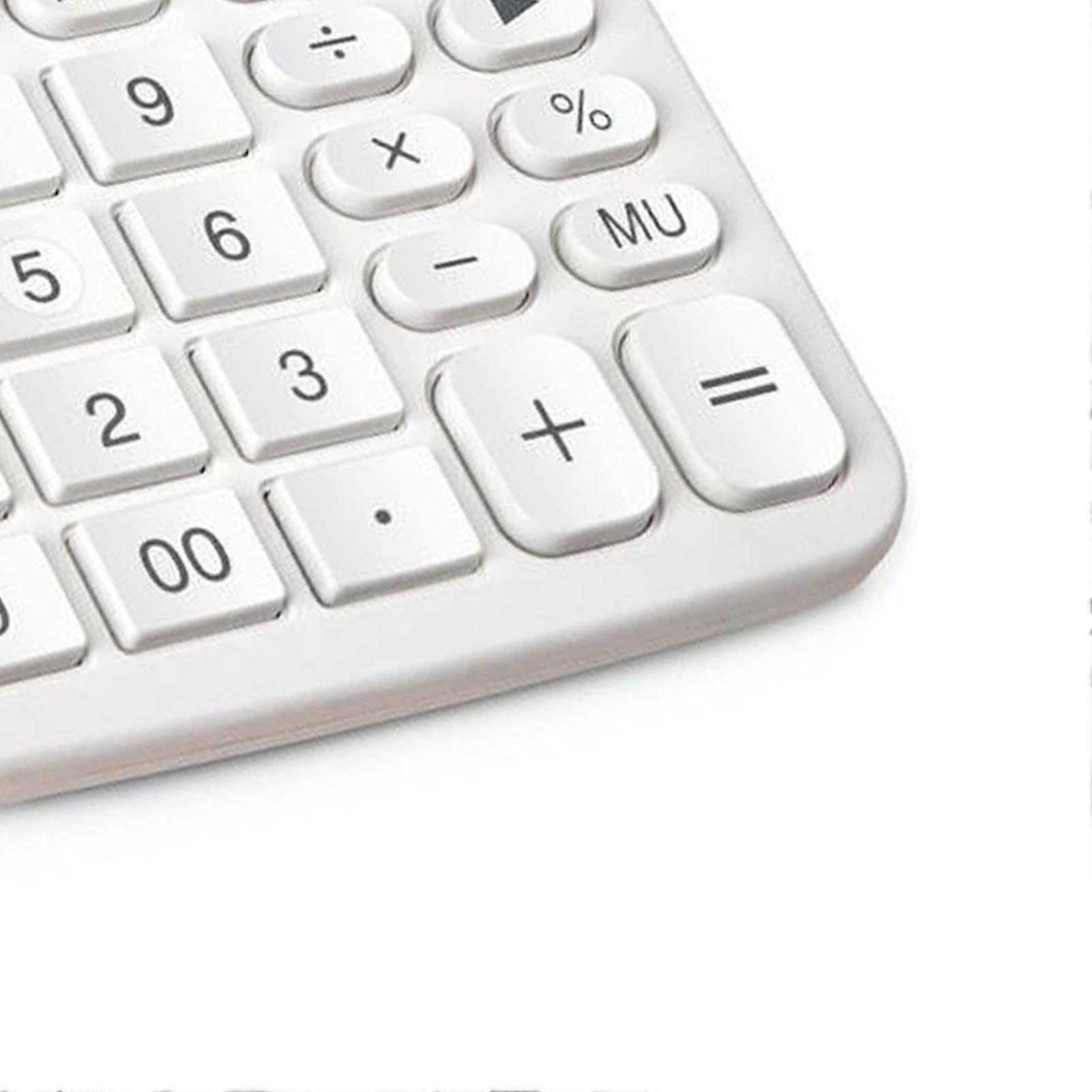 Large Button Desktop Calculator Silent Button LCD Display Multifunction ...