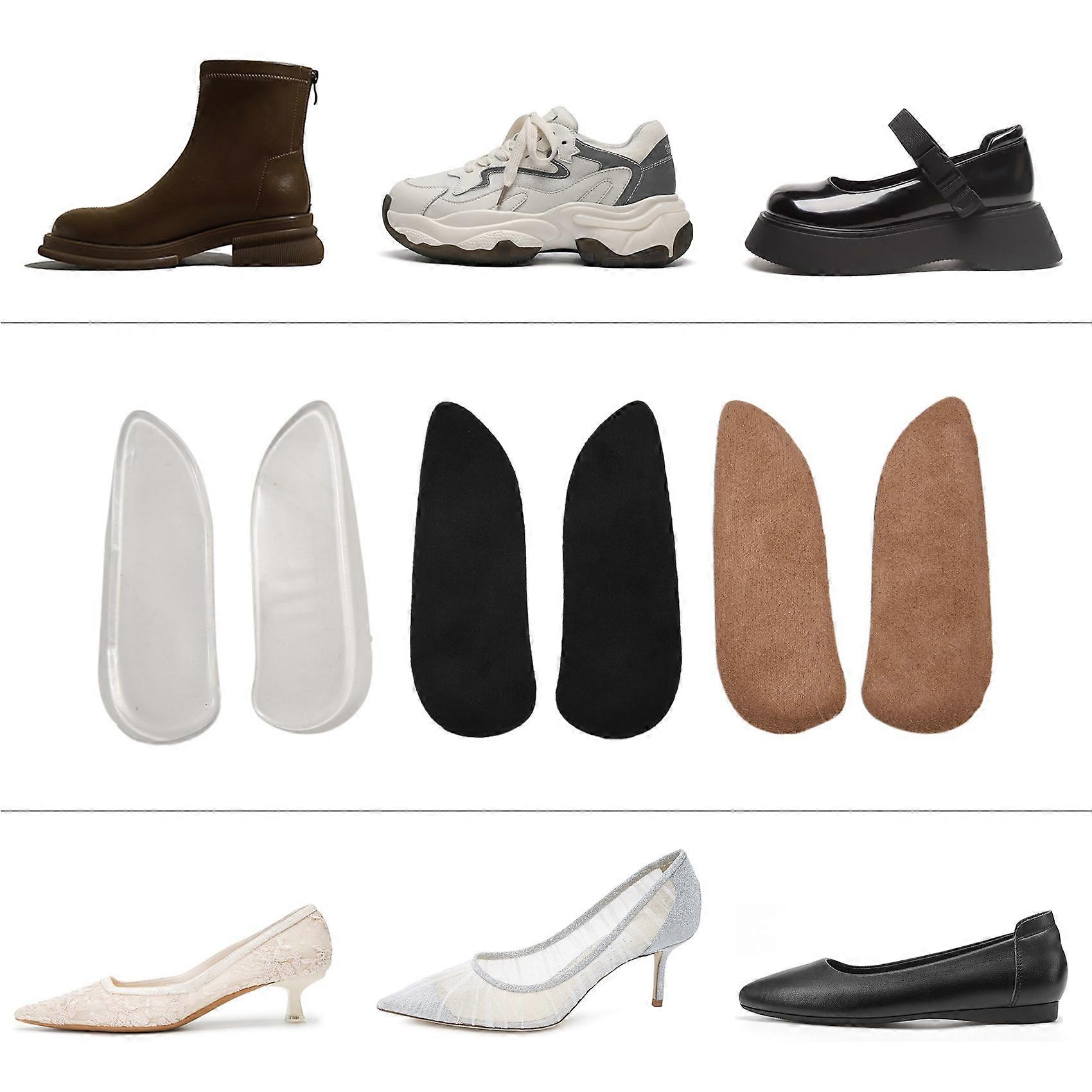 Medial & Lateral Heel Wedge Silicone Insoles for Supination and ...