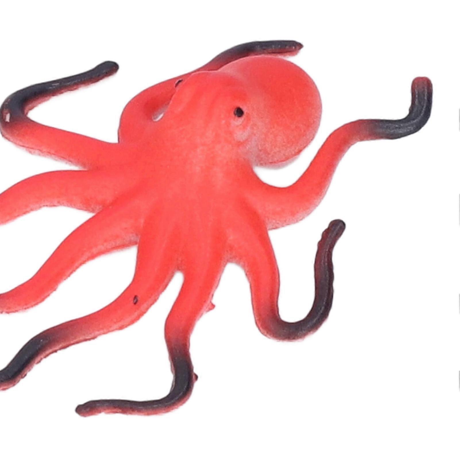 48pcs Sea Animals Toys Safe Harmless Plastic Educational Mini Size ...