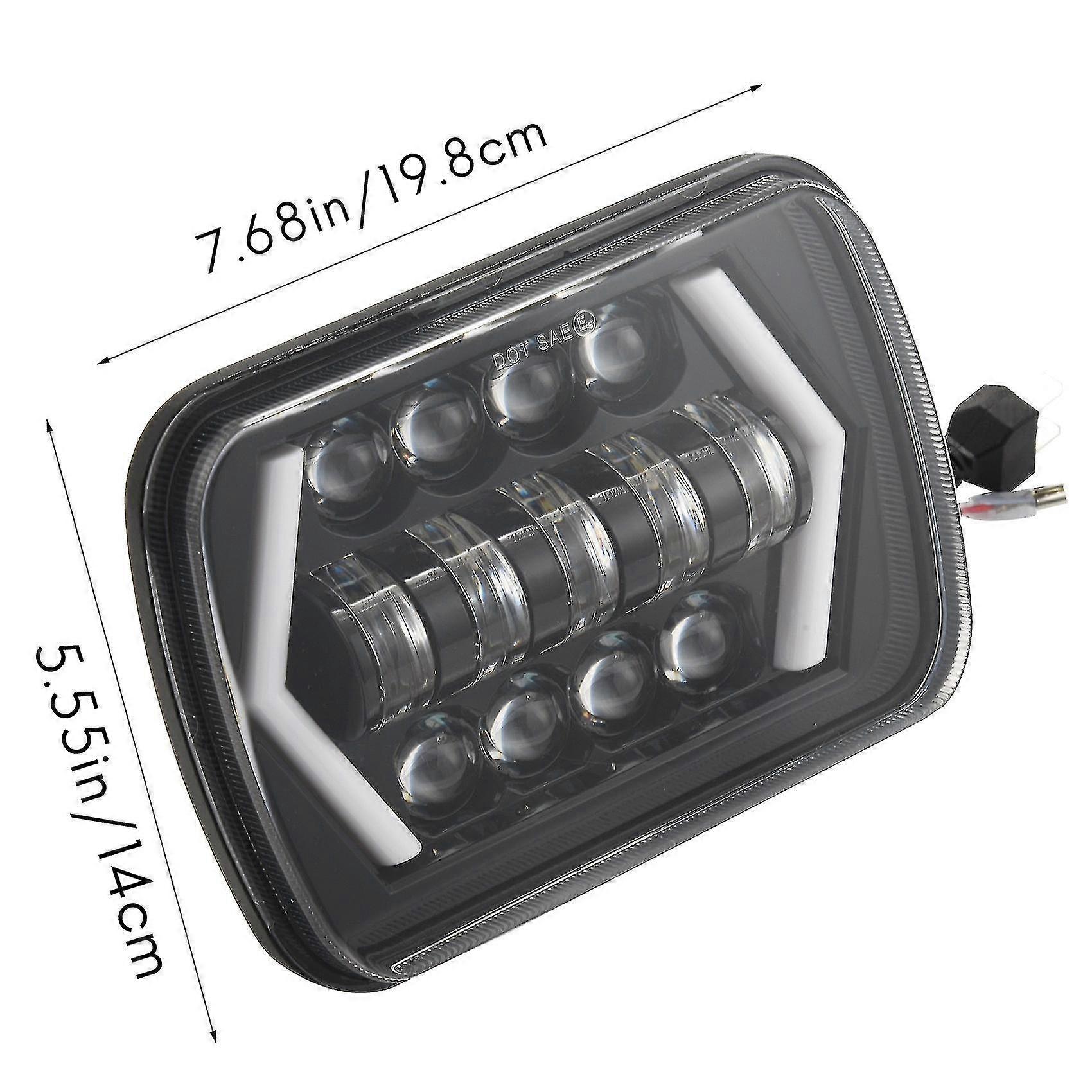 7x6 Inch Inch Halo Led Headlights,5x7 Inch Square Led Headlamp With ...