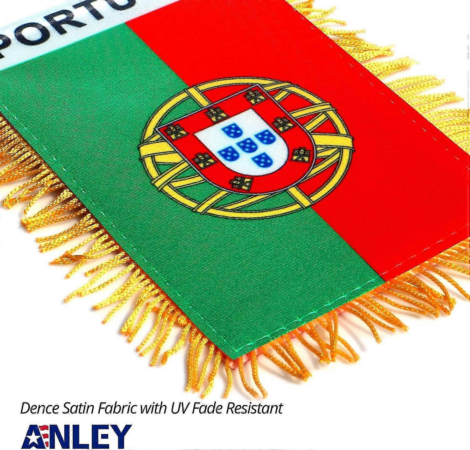 12 Pcs 4 X 6 Inch Portugal Fringy Window Hanging Flag Mini Flag Banner ...