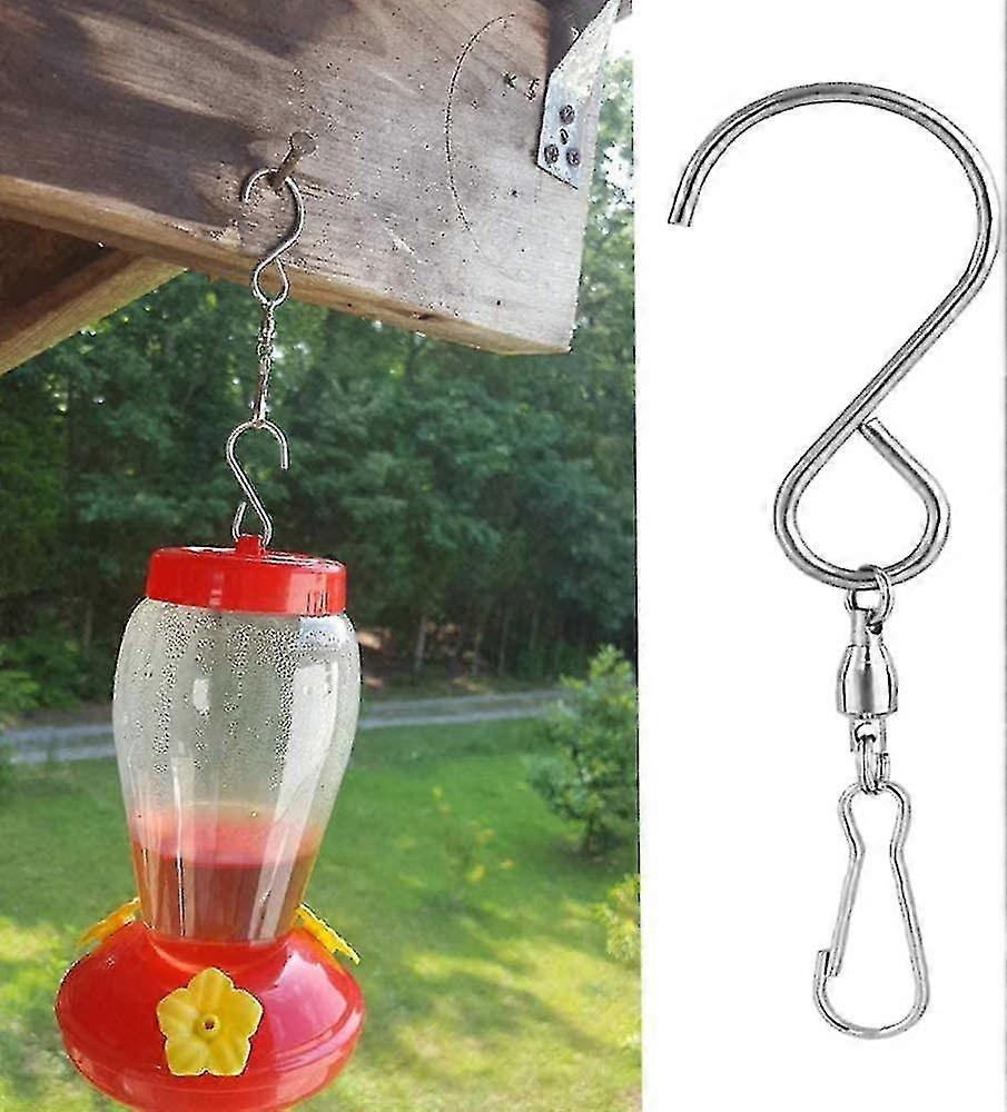 Swivel Hook Clips, 10pcs 360 Degree Stainless Steel S Hooks For Hanging ...