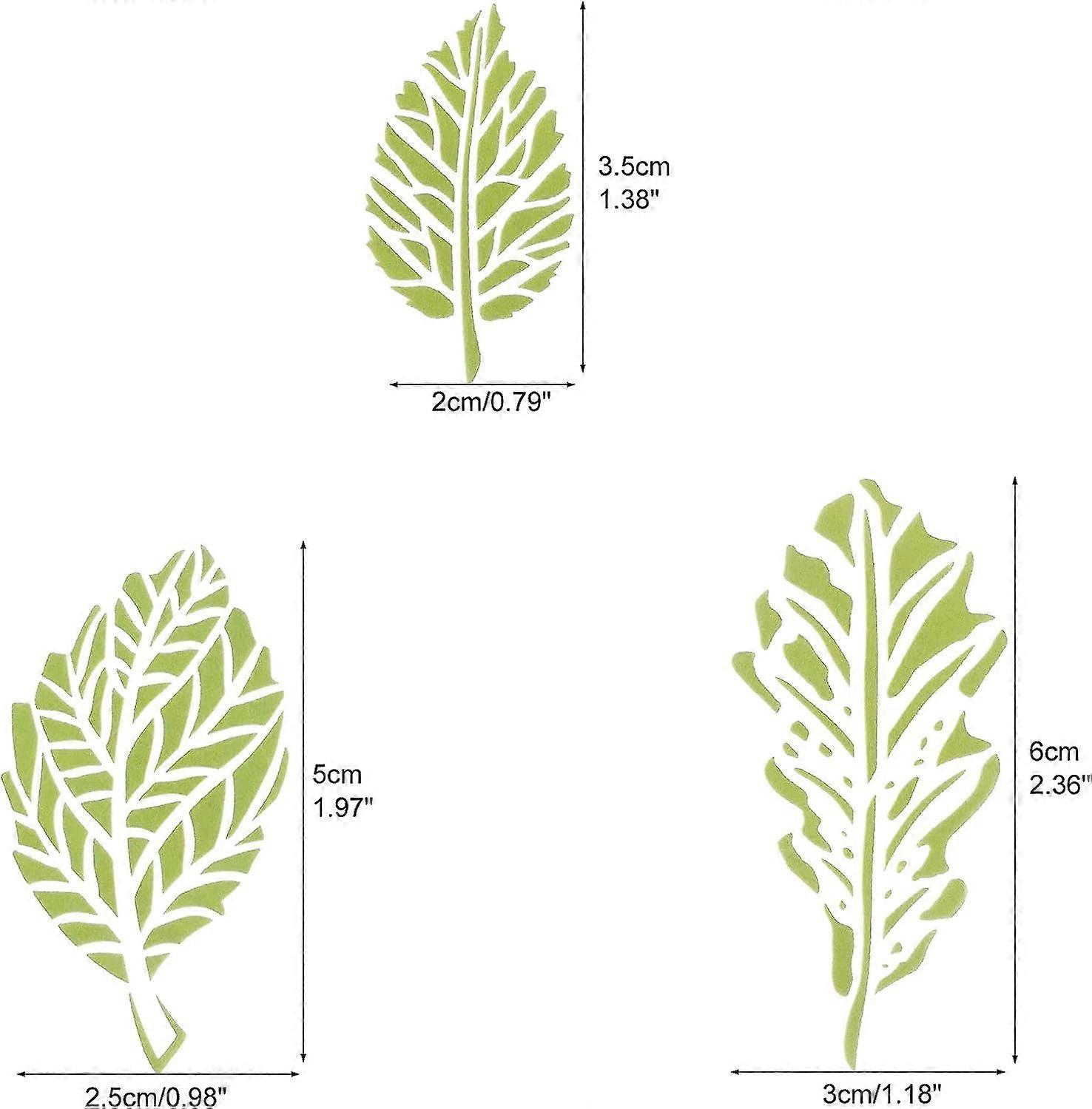 Leaves Clear Stamp Set 11 Pack, Reusable Separate Polymer Stamps ...