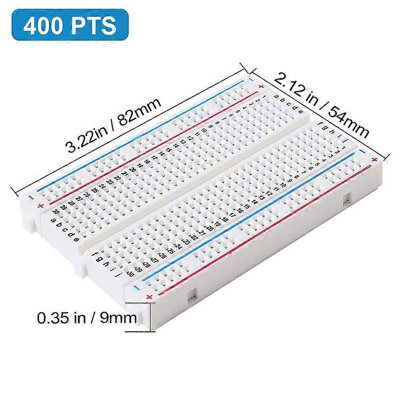 400 830 Tie Points Solderless PCB Breadboard Power Board Mini Test ...