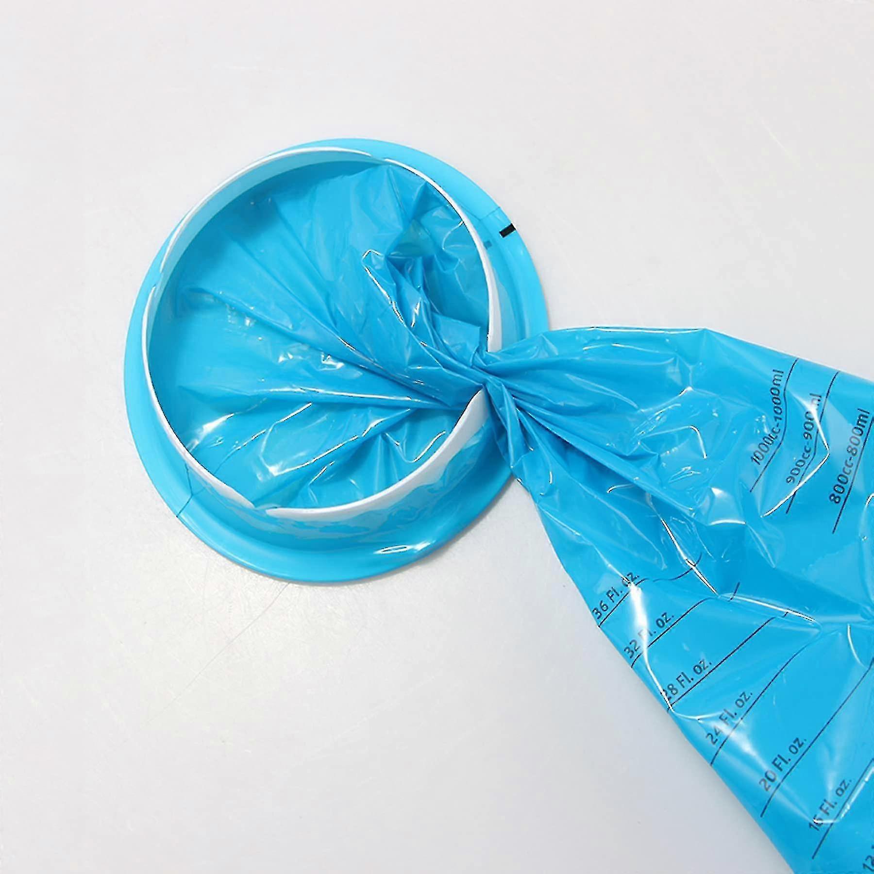 50 Pcs 1000 Ml Spit Bags, Vomit Bags, Poop Bags With Ring For Travel ...
