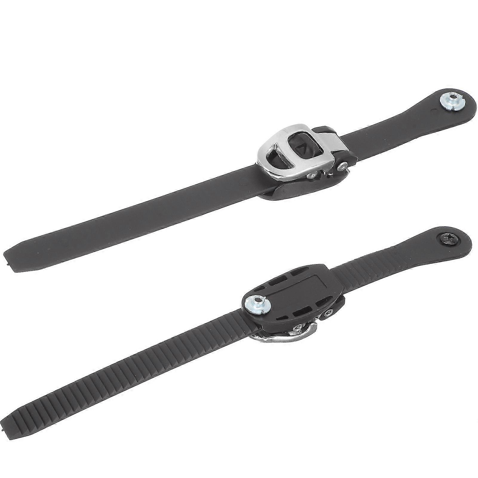 2 Pcs Ski Accessories Snowboard Binding Strap Skates Shoes Buckle Strap ...