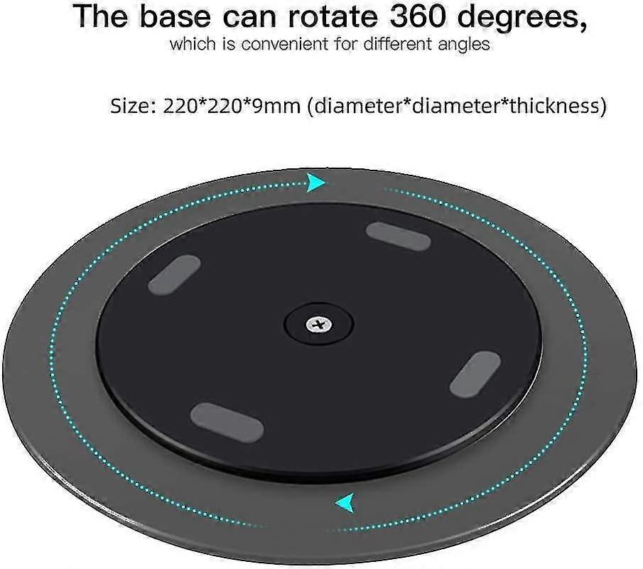 Tv Turntable, Aluminum 360 Rotating Monitor Base, Turntable Swivel Base ...