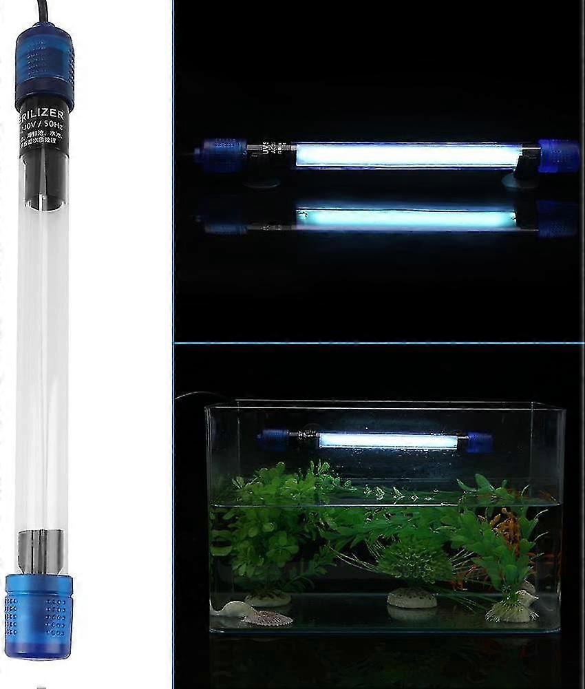 220-240v Waterproof Uv Lamp Aquarium Led Light Sterilization Lamp Algae ...