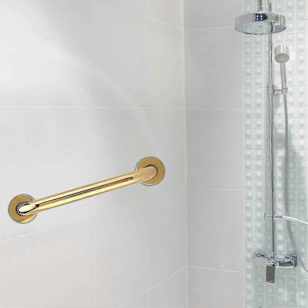 30cm Stainless Steel Shower Grab Bar, Gold Shower Handle, Bathroom ...