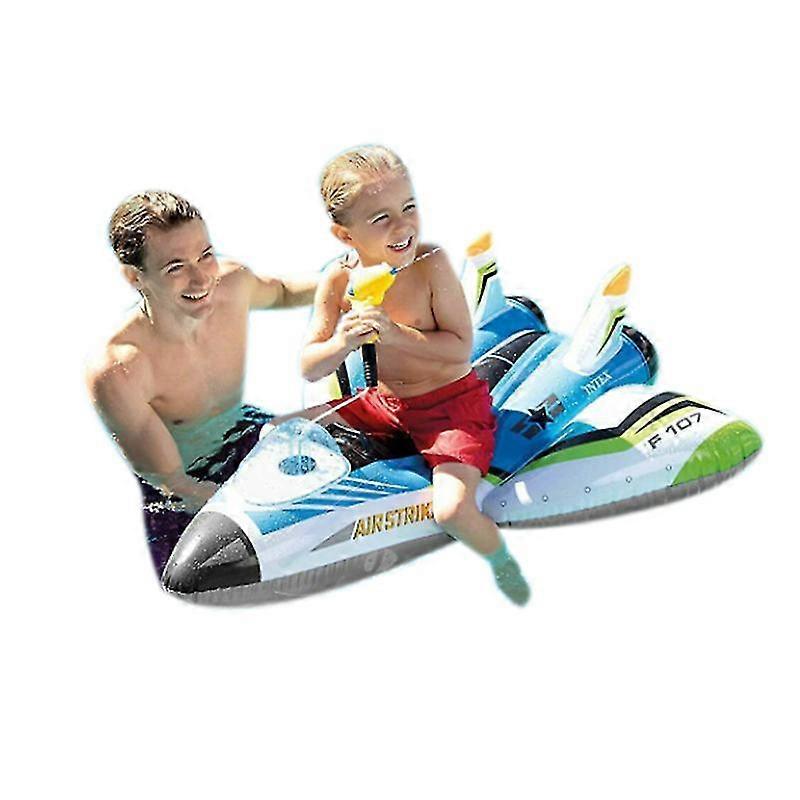 Water Gun Battle Ship Ride-on Inflatable Pool Float For Kids | Fruugo IE