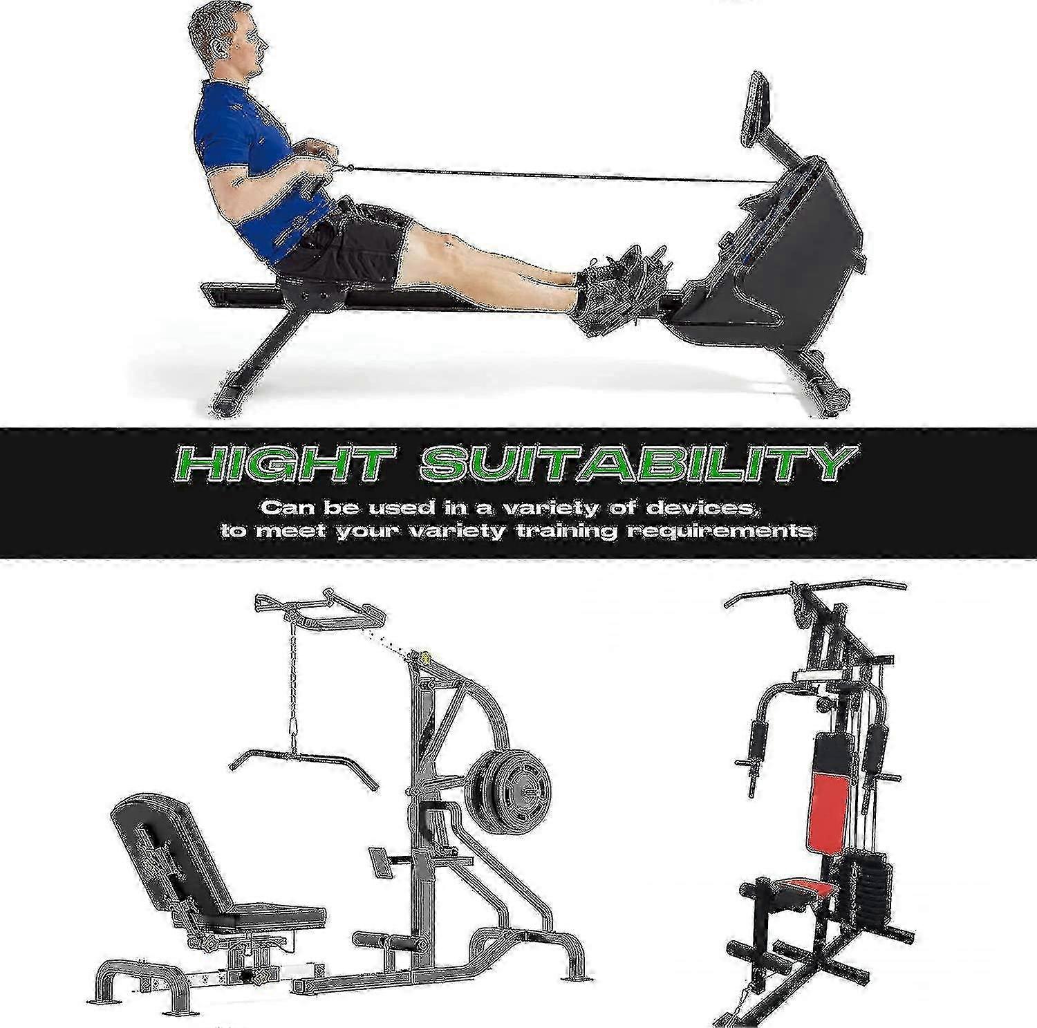 Pull Down Bar With Rubber Handle Cable Machine Attachment, Exercise ...