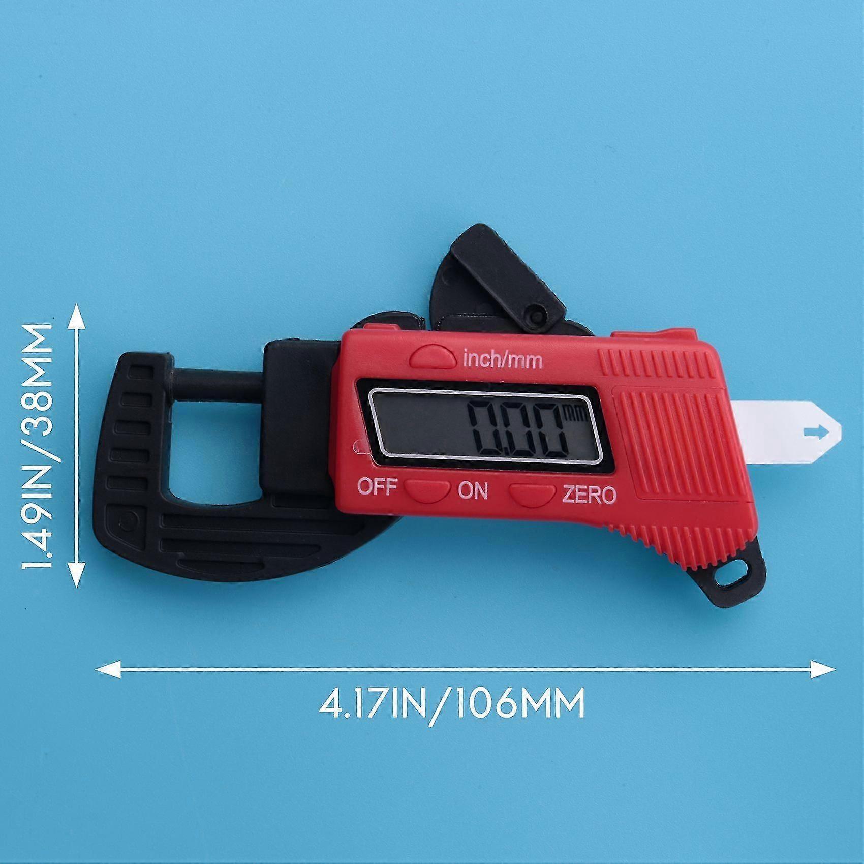 0-12.7mm Plastic Carbon Fiber Composites Digital Thickness Caliper ...