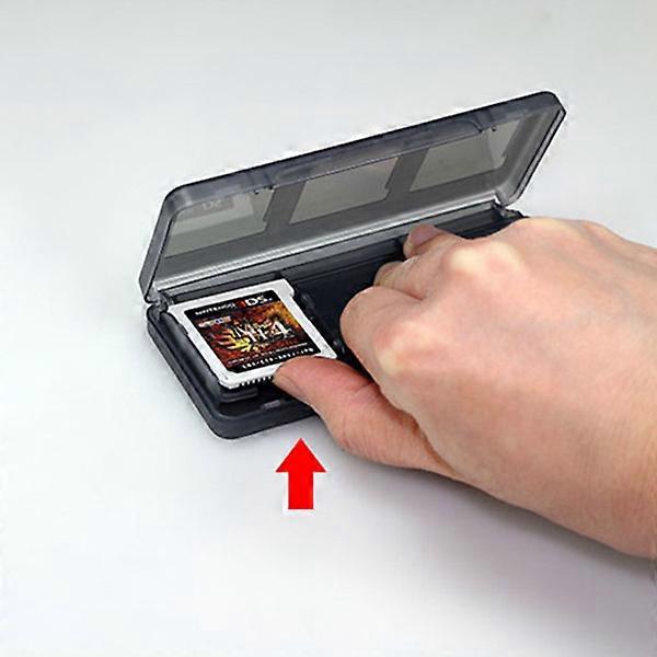Clear 6 in 1 Game Card Storage Case Cartridge Box for Nintendo 3DS XL ...