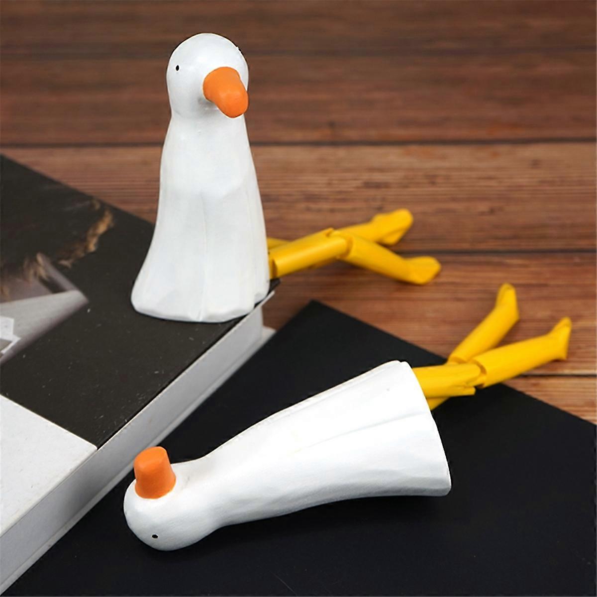 Longlegged Seagull Handmade Carved Wooden Decorations Cute Cartoon ...