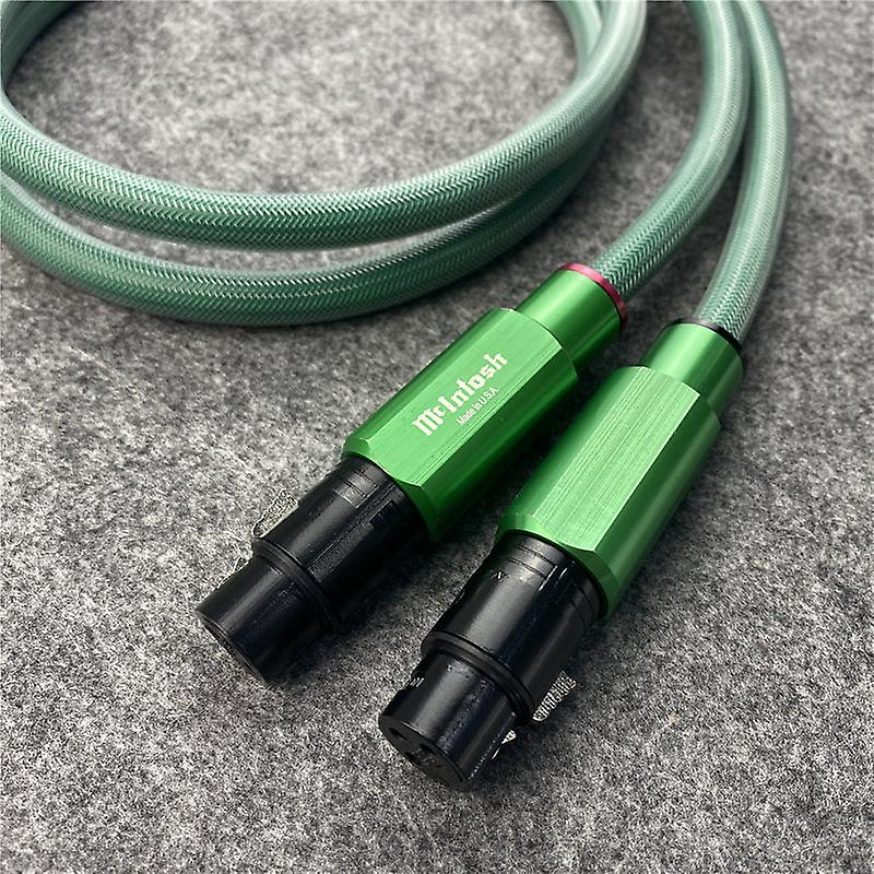 Hifi Audio Line Mcintosh 4n Copper Hifi Xlr Balance Cable With Green ...