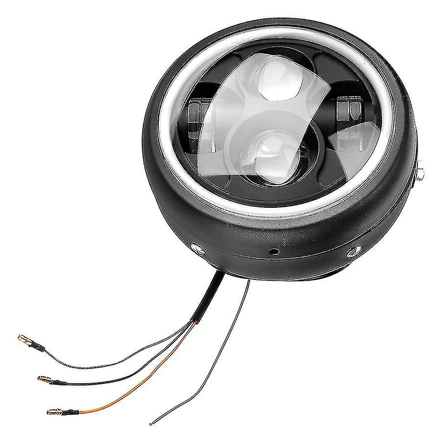 Modified Motorcycle Led Headlight Gn125 Headlight 5.75 Inch Retro ...
